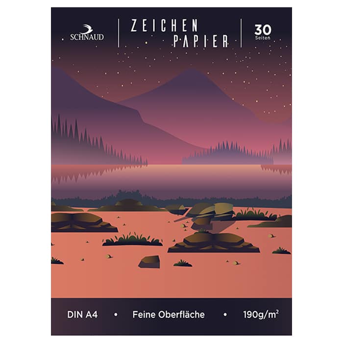 Zeichenpapier A4 bis A3 Premium | 190 g/m² | Made in Germany